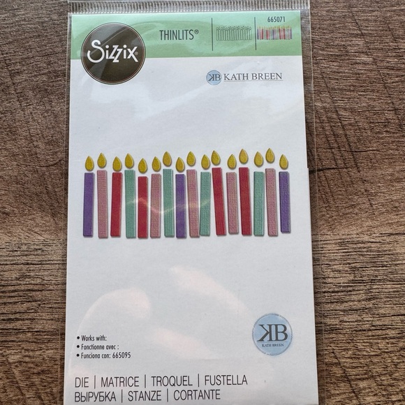 Sizzix | Office | Sizzix Birthday Candles Thinlits Die Set | Poshmark